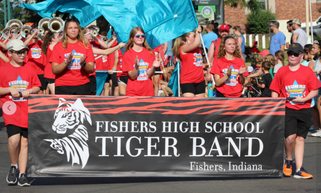 A first for Fishers High School Marching Tiger Band - Fishers